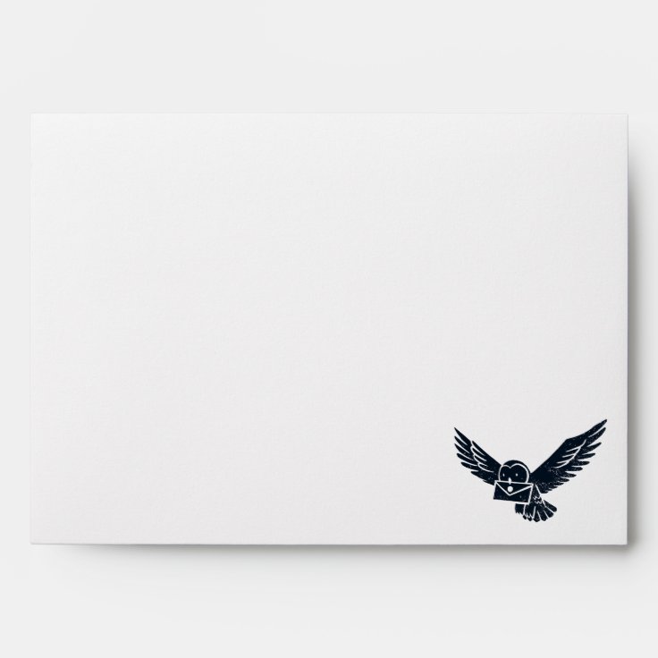 HARRY POTTER™ Hedwig Delivering Holiday Letter Envelope | Zazzle