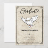 Harry Potter | Hedwig Graduation Party Invitation | Zazzle