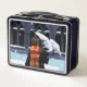 HARRY POTTER™ & Hedwig in the Snow Metal Lunch Box | Zazzle
