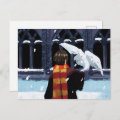 HARRY POTTER™ & Hedwig in the Snow Postcard | Zazzle