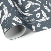 HARRY POTTER™ Hedwig Letters Pattern - Custom Wrapping Paper | Zazzle
