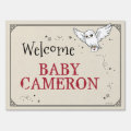 Harry Potter | Hedwig Welcome Baby Sign | Zazzle