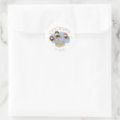 HARRY POTTER™, Hermione, & Ron Fly Over HOGWARTS™ Classic Round Sticker ...