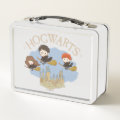 HARRY POTTER™, Hermione, & Ron Fly Over HOGWARTS™ Metal Lunch Box | Zazzle