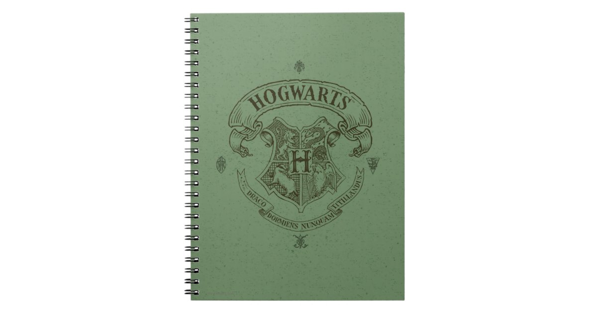 Harry Potter | Hogwarts Banner Crest Notebook | Zazzle