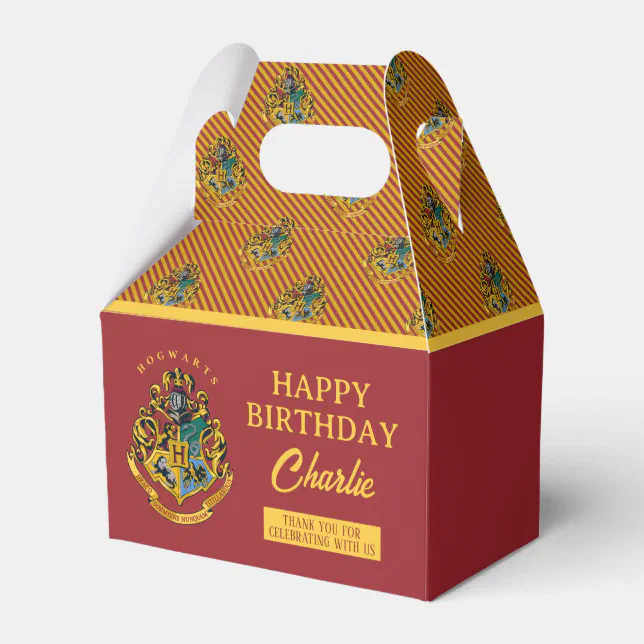Harry Potter | Hogwarts Birthday Favor Boxes | Zazzle