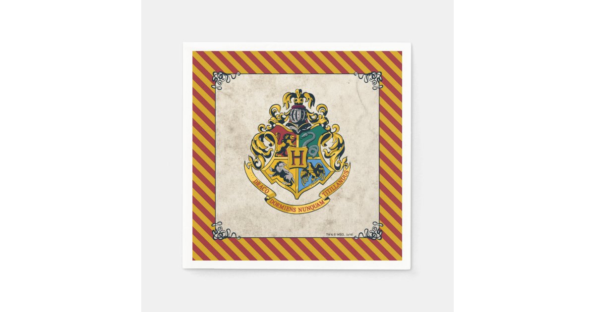 Harry Potter | Hogwarts Birthday Napkins | Zazzle