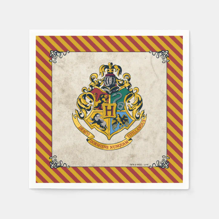 Harry Potter | Hogwarts Birthday Napkins | Zazzle