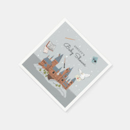 Harry Potter | Hogwarts Castle Baby Shower Napkins | Zazzle