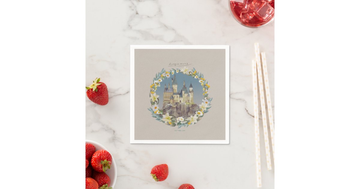 HARRY POTTER™ | HOGWARTS™ CASTLE NAPKINS | Zazzle