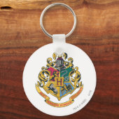 Harry Potter | Hogwarts Crest - Full Color Keychain | Zazzle