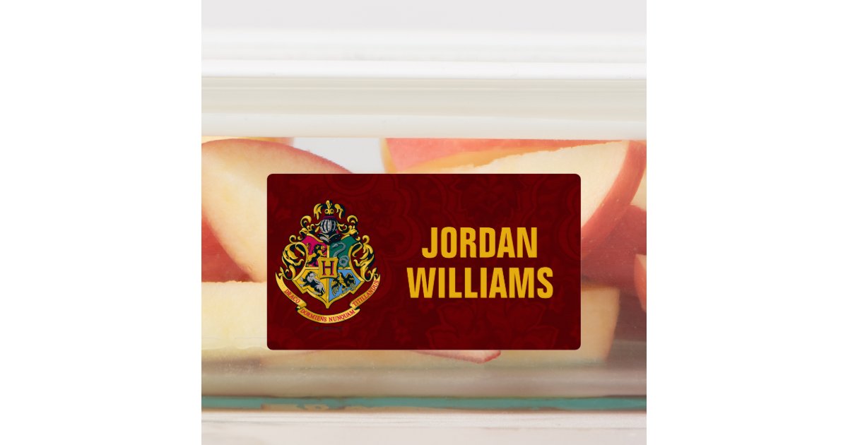 Harry Potter | Hogwarts Crest Labels | Zazzle