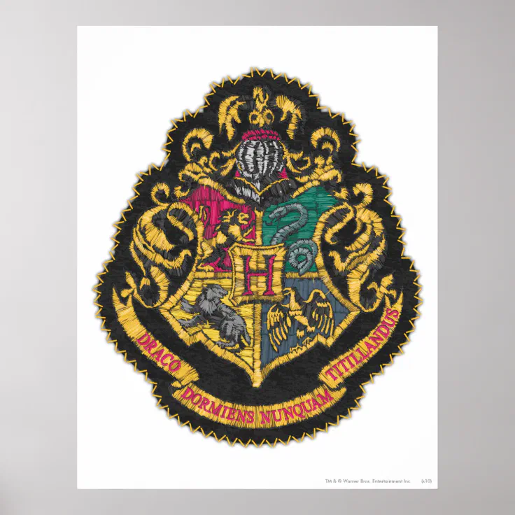 Harry Potter | Hogwarts Crest Poster | Zazzle