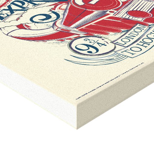 Harry Potter | Hogwarts Express Typography Canvas Print | Zazzle