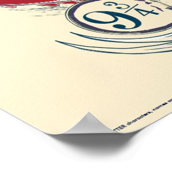 Harry Potter | Hogwarts Express Typography Poster | Zazzle