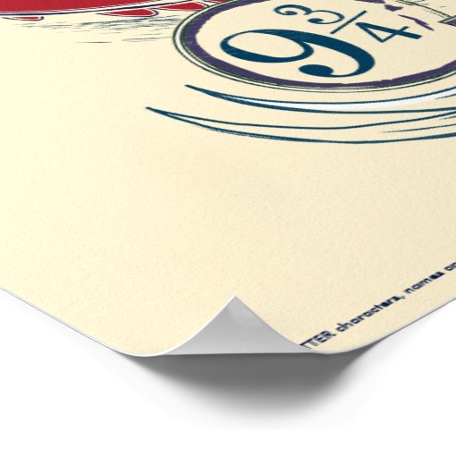 Harry Potter | Hogwarts Express Typography Poster | Zazzle