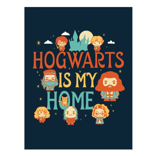 HARRY POTTER™ | HOGWARTS™ IS MY HOME POSTCARD | Zazzle.com