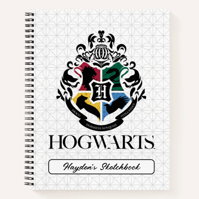 Harry Potter | HOGWARTS™ Pride School Crest Sketch Notebook | Zazzle