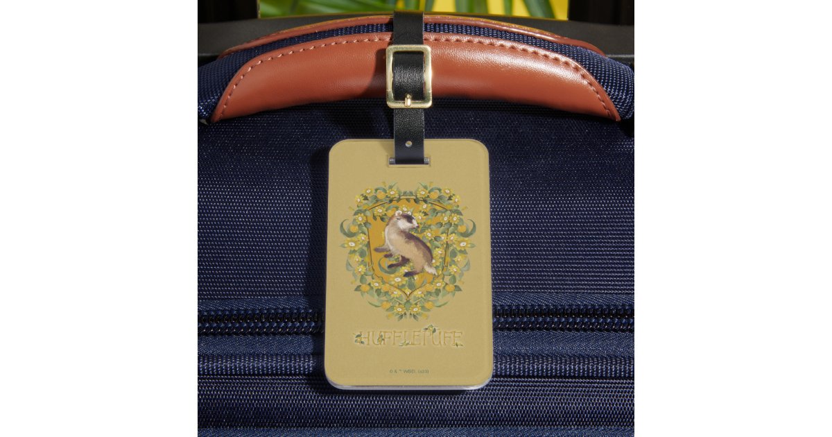 HARRY POTTER™ | HUFFLEPUFF™ Crest Luggage Tag | Zazzle