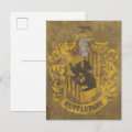 Harry Potter | Hufflepuff Crest Spray Paint Postcard | Zazzle