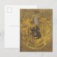 Harry Potter | Hufflepuff Crest Spray Paint Postcard | Zazzle