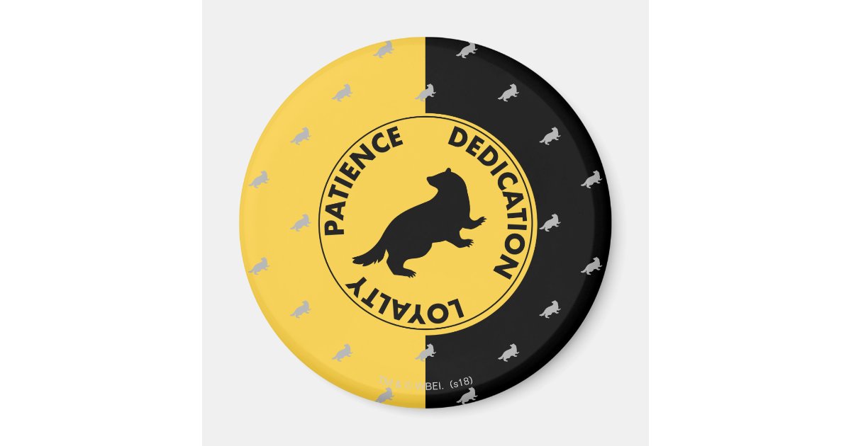 Harry Potter | HUFFLEPUFF™ House Traits Graphic Magnet | Zazzle