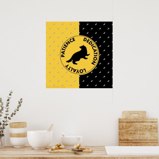 Harry Potter | HUFFLEPUFF™ House Traits Graphic Poster | Zazzle