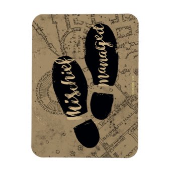 Harry Potter | MISCHIEF MANAGED™ Map Footprints Magnet | Zazzle
