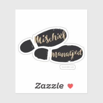 Harry Potter | MISCHIEF MANAGED™ Map Footprints Sticker | Zazzle
