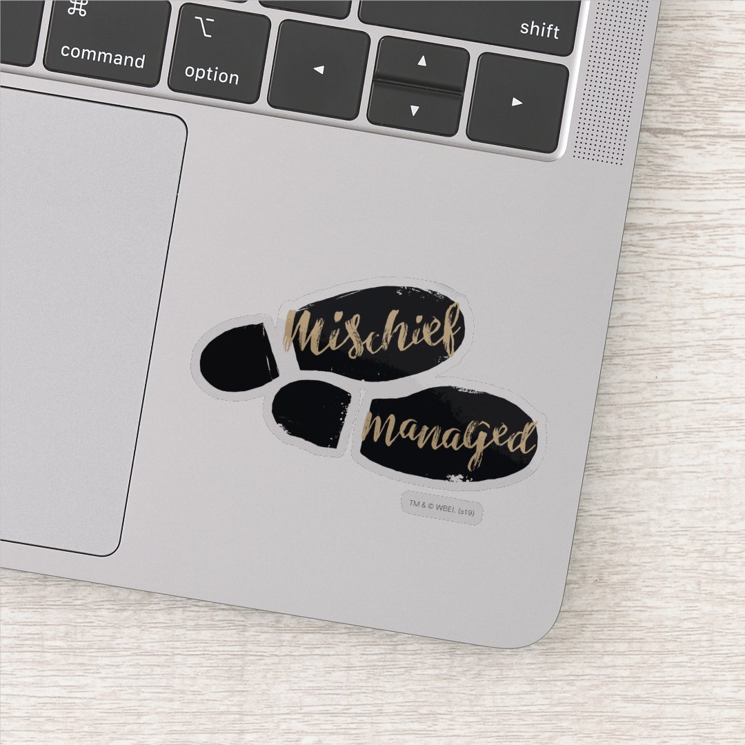 Harry Potter | MISCHIEF MANAGED™ Map Footprints Sticker | Zazzle
