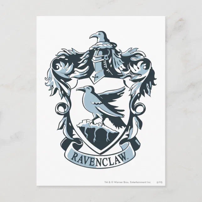 Harry Potter | Modern Ravenclaw Crest Postcard | Zazzle