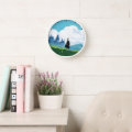 HARRY POTTER™ Overlooking HOGWARTS™ Castle Clock | Zazzle