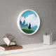 HARRY POTTER™ Overlooking HOGWARTS™ Castle Clock | Zazzle