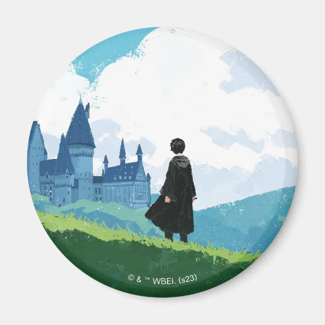 HARRY POTTER™ Overlooking HOGWARTS™ Castle Magnet | Zazzle