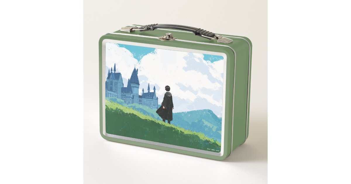 HARRY POTTER™ Overlooking HOGWARTS™ Castle Metal Lunch Box | Zazzle
