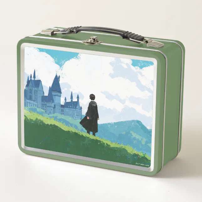HARRY POTTER™ Overlooking HOGWARTS™ Castle Metal Lunch Box | Zazzle