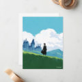 HARRY POTTER™ Overlooking HOGWARTS™ Castle Note Card | Zazzle