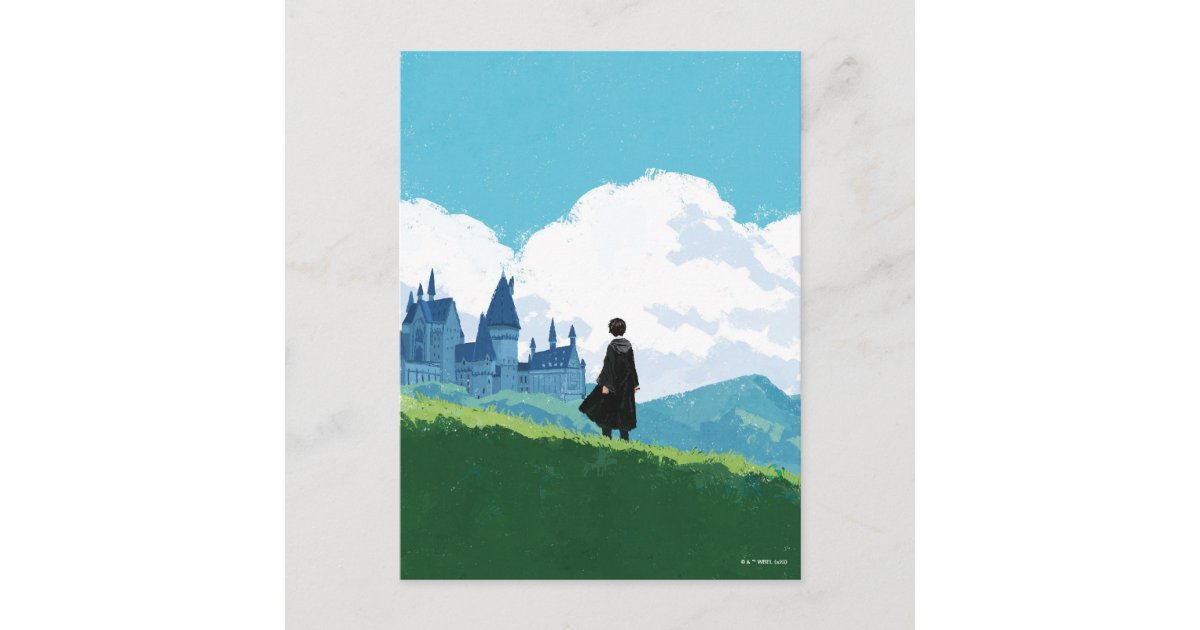 HARRY POTTER™ Overlooking HOGWARTS™ Castle Postcard | Zazzle
