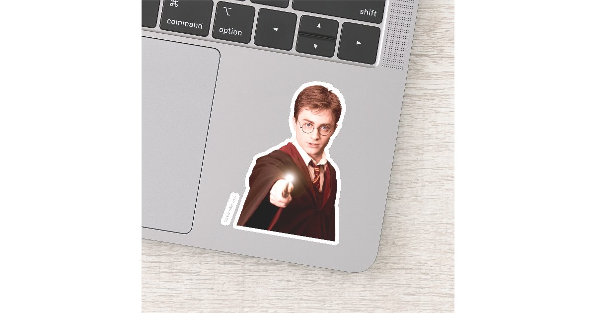 Harry Potter Points Wand Sticker | Zazzle
