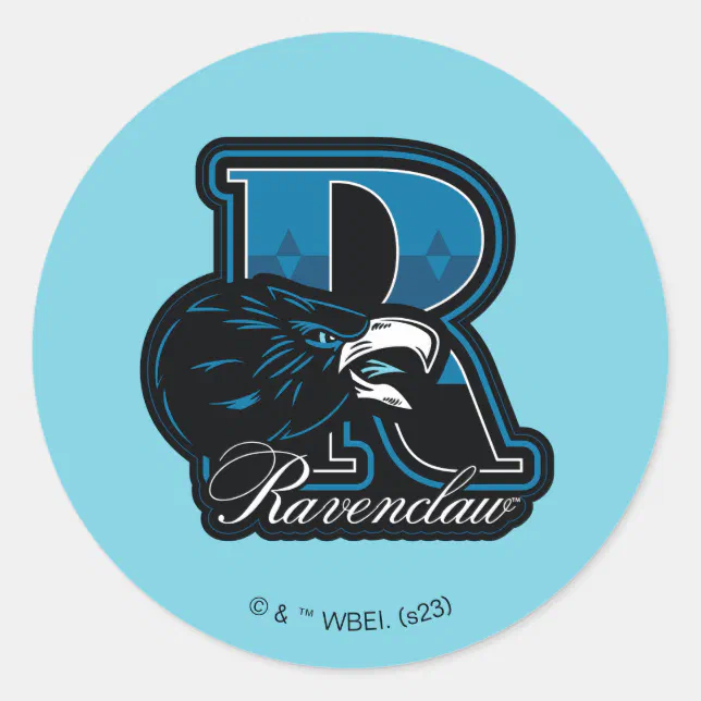 HARRY POTTER™ | RAVENCLAW™ Athletic Badge Classic Round Sticker | Zazzle