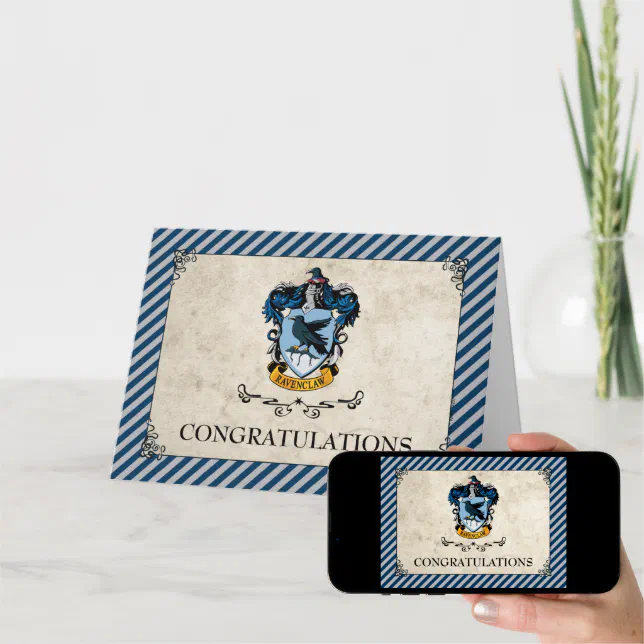 Harry Potter | Ravenclaw Congratulations Card | Zazzle