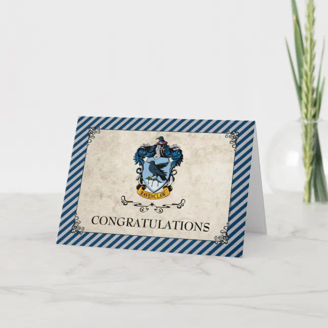 Harry Potter | Ravenclaw Congratulations Card | Zazzle