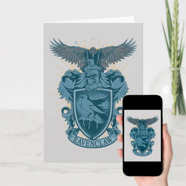 Harry Potter | Ravenclaw Crest Card | Zazzle