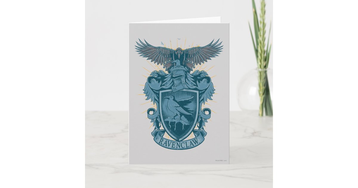 Harry Potter | Ravenclaw Crest Card | Zazzle