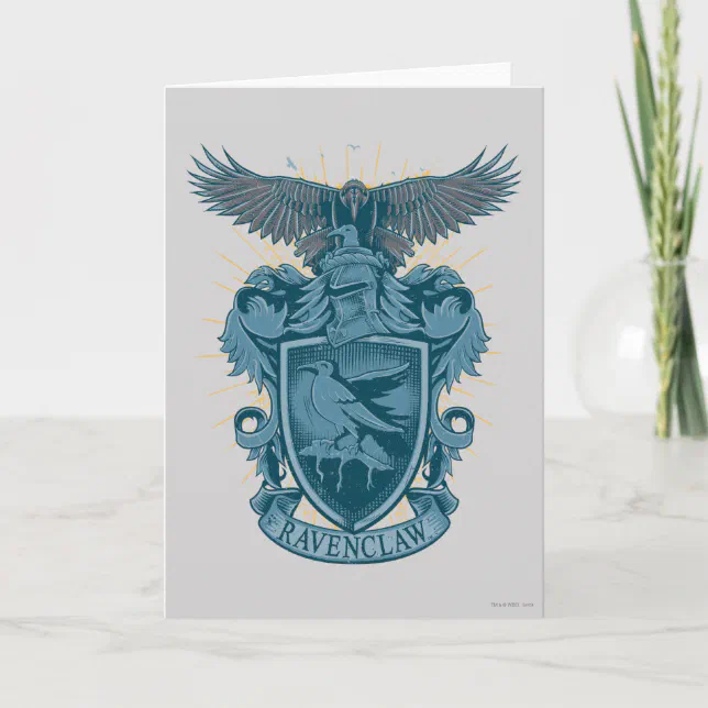 Harry Potter | Ravenclaw Crest Card | Zazzle