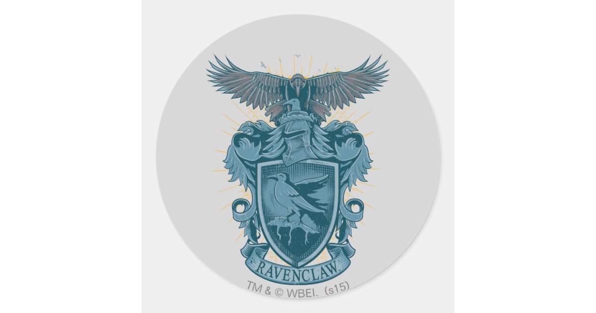 Harry Potter | Ravenclaw Crest Classic Round Sticker | Zazzle