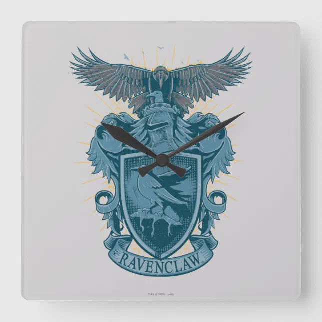 Harry Potter | Ravenclaw Crest Square Wall Clock | Zazzle