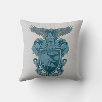 Harry Potter | Ravenclaw Crest Throw Pillow | Zazzle