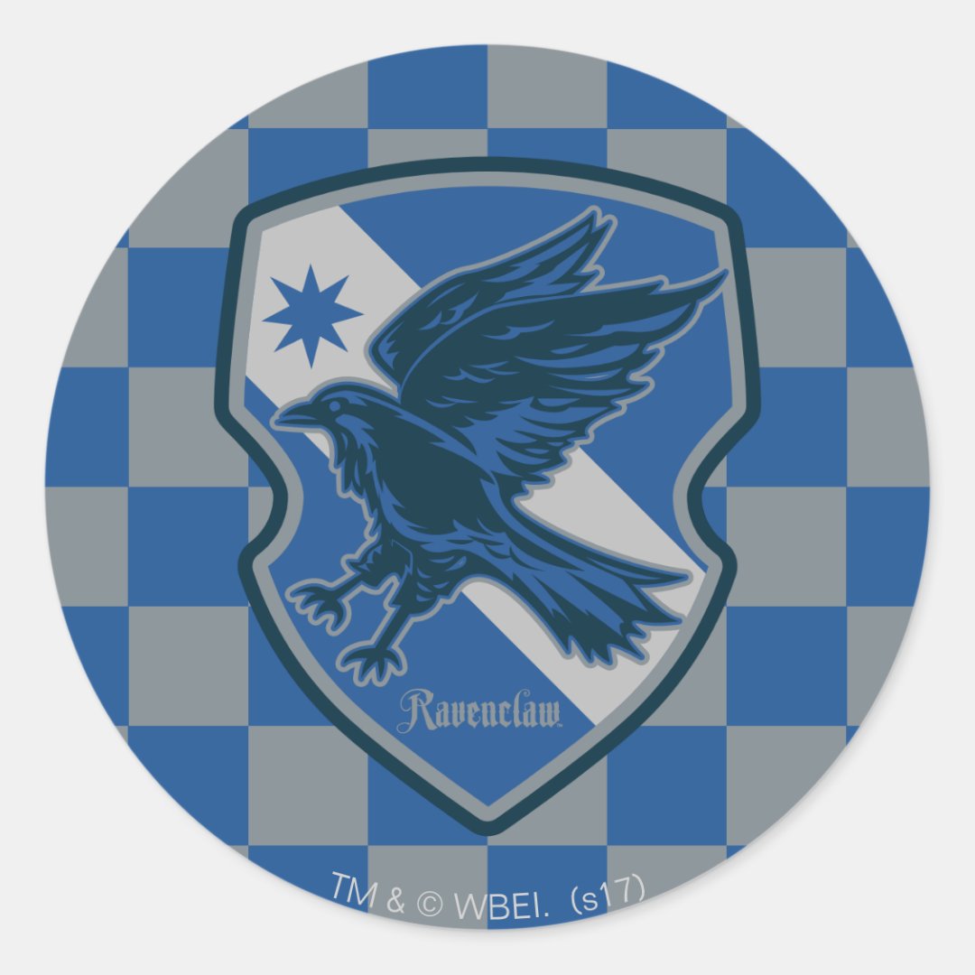 Harry Potter | Ravenclaw House Pride Crest Classic Round Sticker | Zazzle