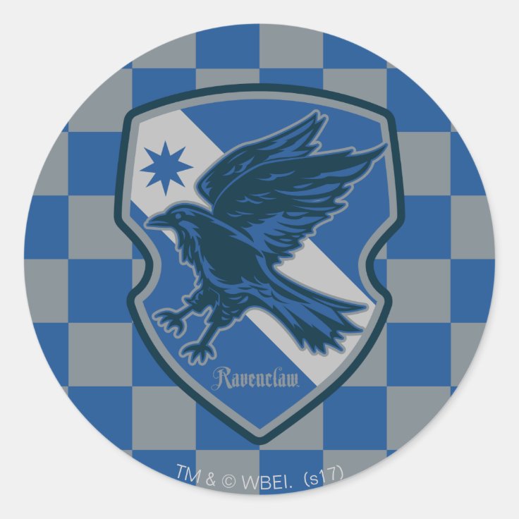 Harry Potter | Ravenclaw House Pride Crest Classic Round Sticker | Zazzle